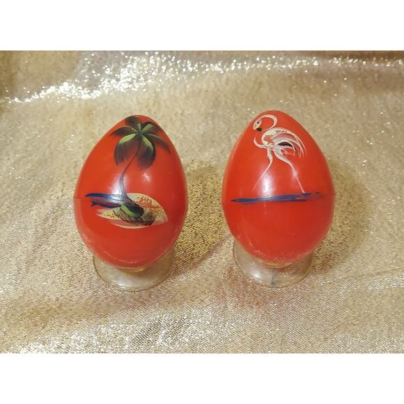 Unbranded | Accents | Vintage Salt And Pepper Shakers Red Hand Painted ...